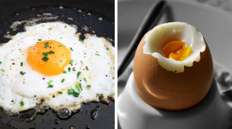 Wat is nu eigenlijk gezonder, een gekookt of een gebakken eitje?