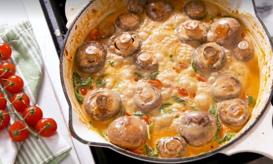 Recept: romige Toscaanse champignons