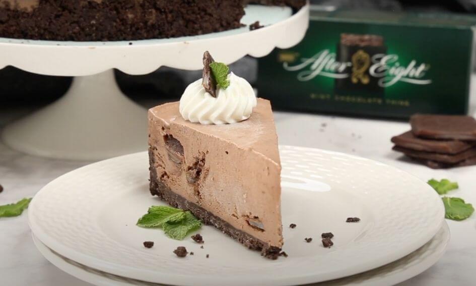 Recept: makkelijke no bake After Eight cheesecake