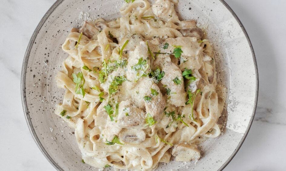 Recept: romige champignonpasta