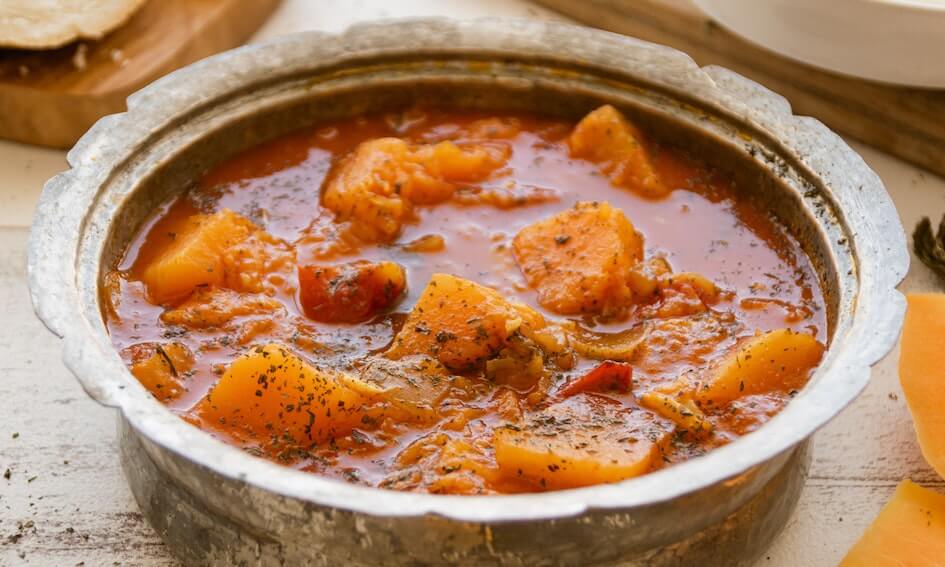 Recept: winterse pompoenstoof met heerlijk hacheevlees