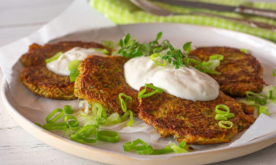 Gezonde snack: beignets van courgette en wortels