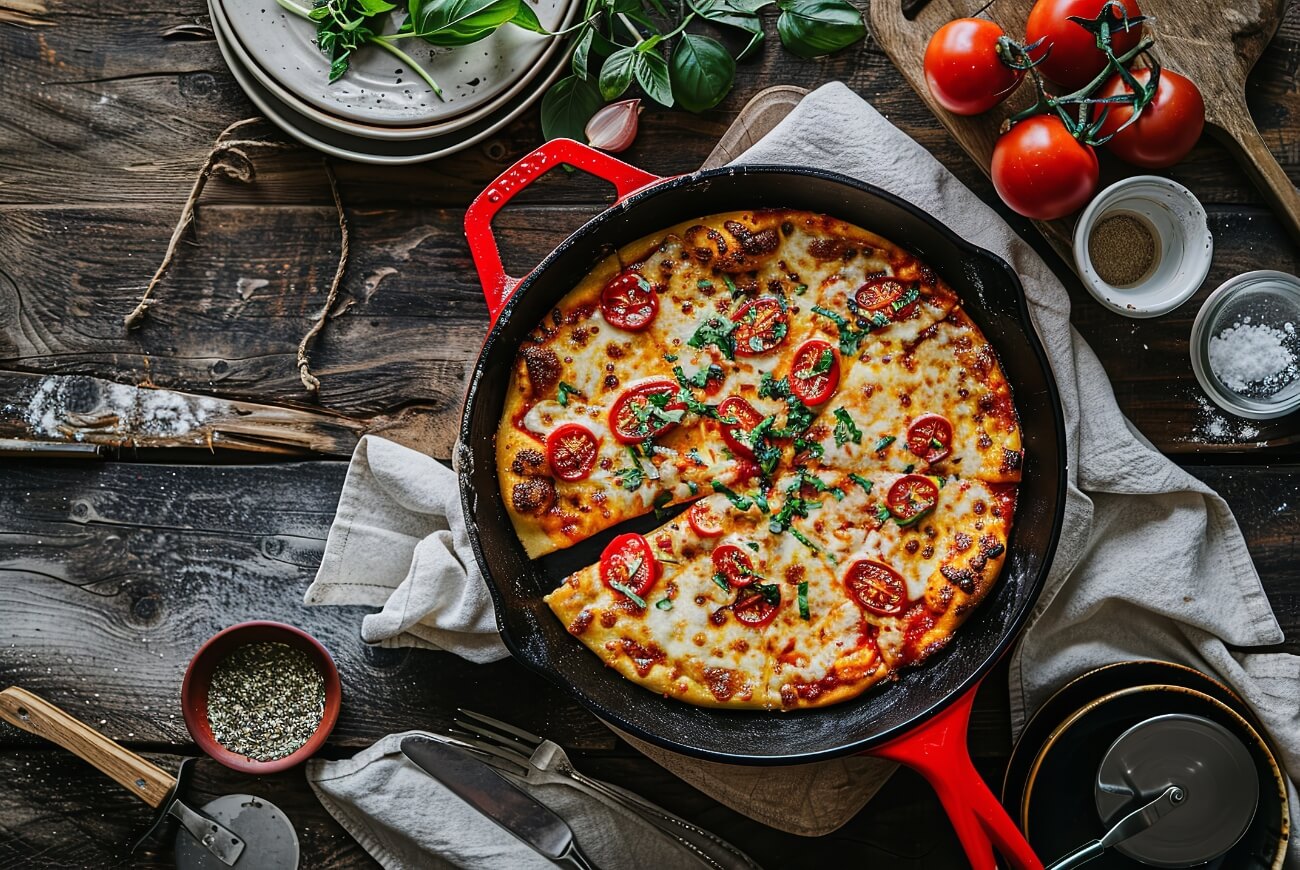 Pizza maken in een pan? Ja, dat kan!
